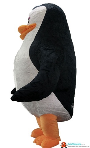 adult fancy inflatable Madagascar Penguin mascot panda mascot costume ...